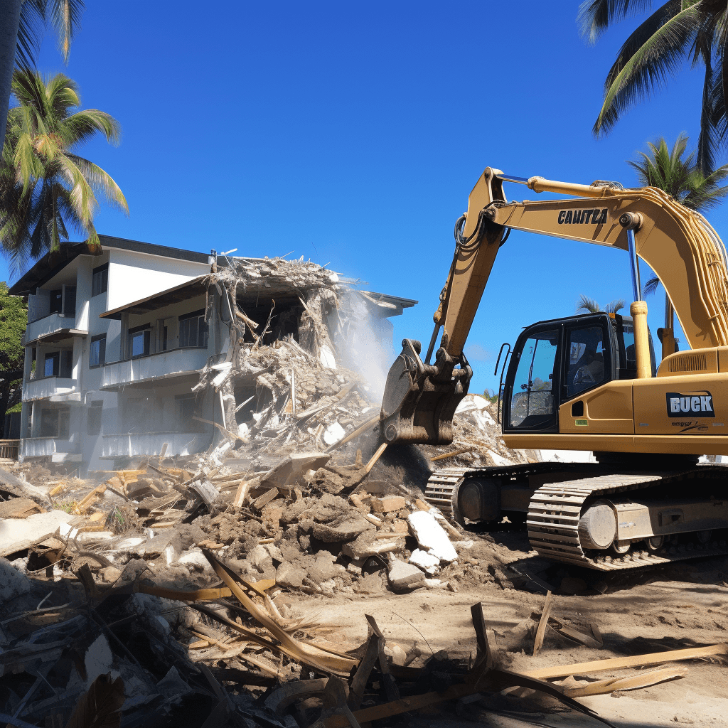 Demolition Services in Hawaii - Excavation, Demolition, Removal